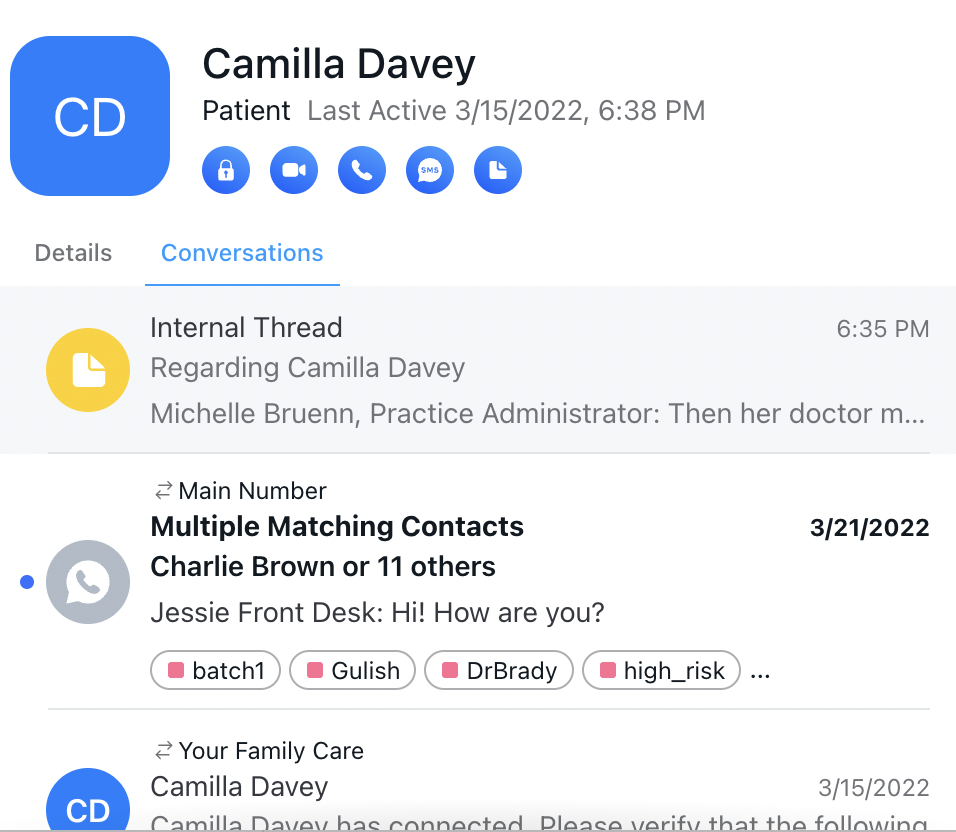 Internal Communication Using Notes – Spruce Health